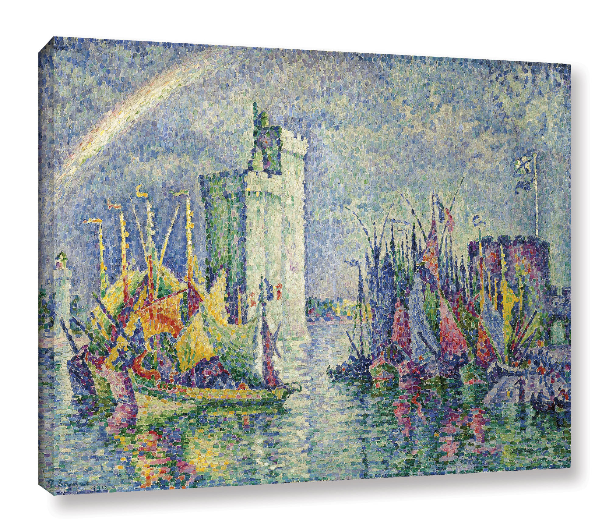 Vault W Artwork 'Rainbow at the Port of La Rochelle; Arc-En-Ciel, La ...
