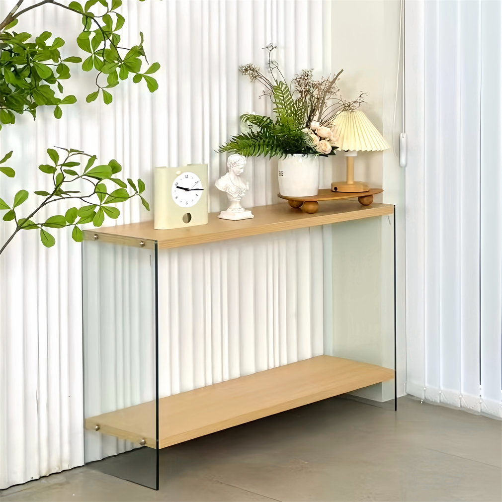 Wrought Studio™ Rectangular Console Table Console Entryway Table ...