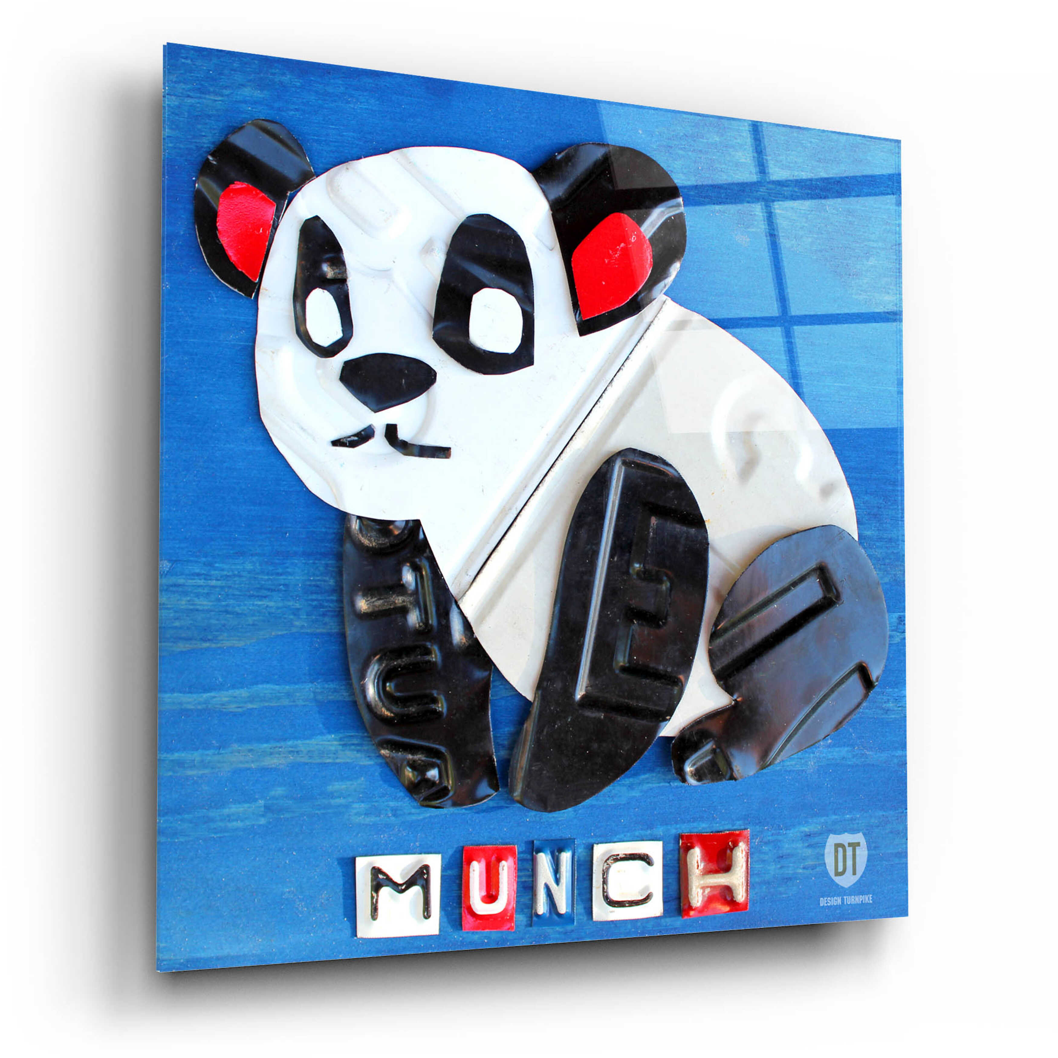 Trinx Munch The Panda License Plate Art On Plastic / Acrylic by Design ...