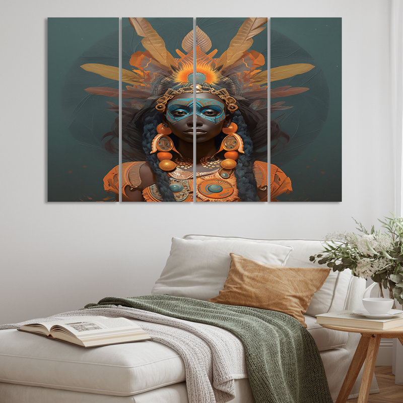 Dakota Fields Osunmare African Yoruba Orisha 4 Pieces | Wayfair