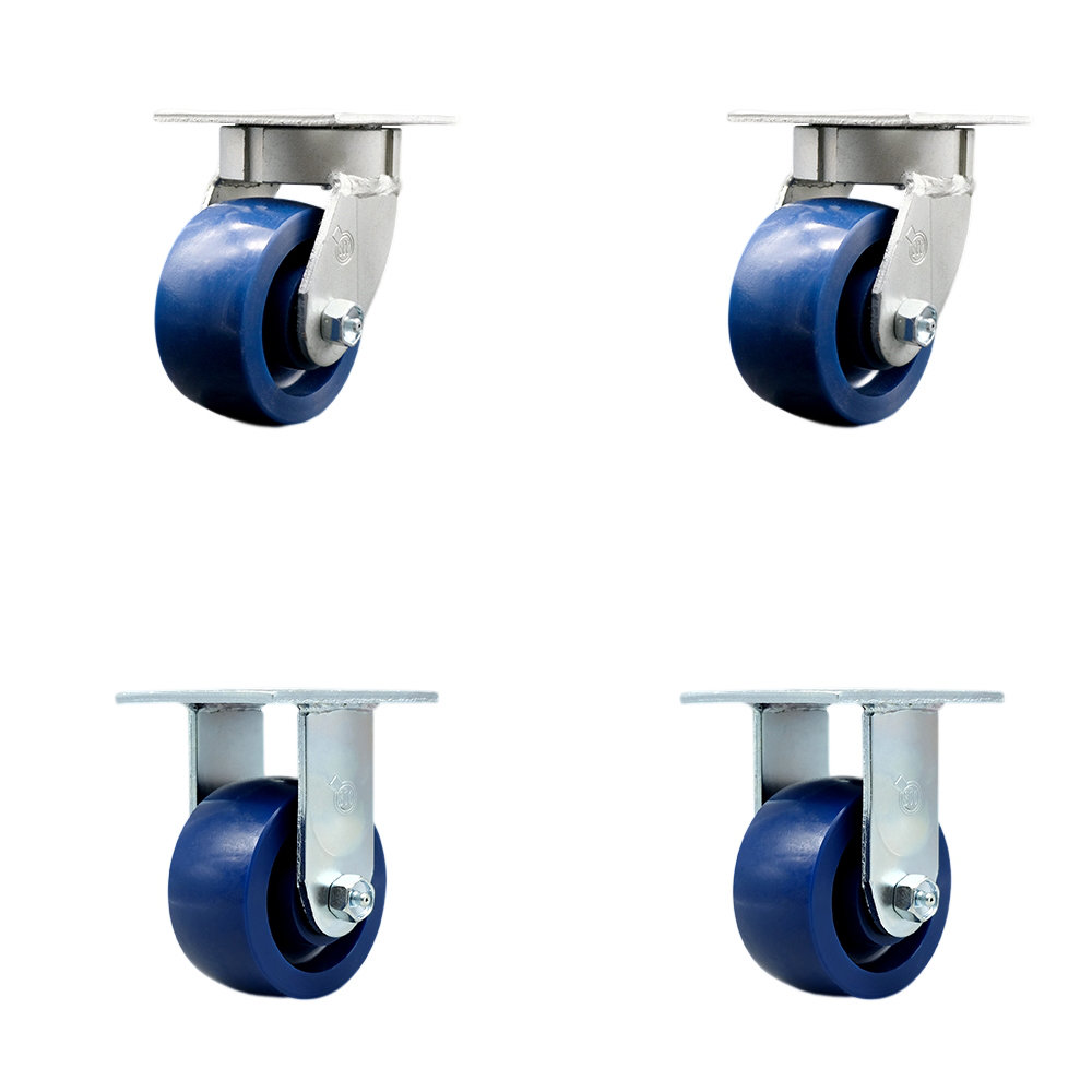 Service Caster Kingpinless Solid Swivel Caster | Wayfair