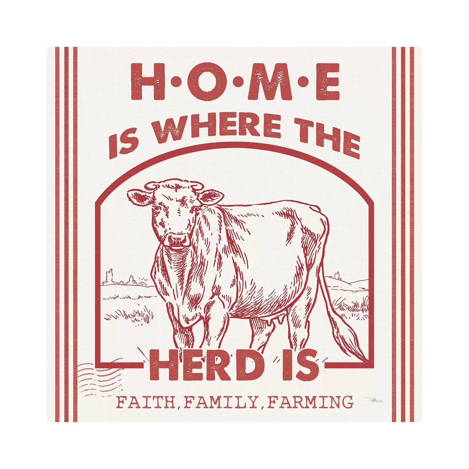 August Grove Vintage Farmhouse IV - Advertisement on Canvas | Wayfair.co.uk