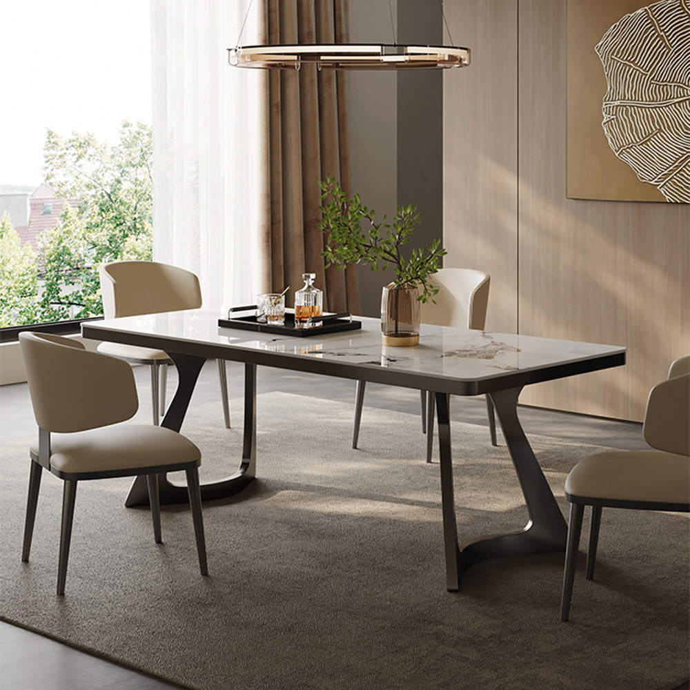 ZKuylo Modern light luxury minimalist dining table sets | Wayfair