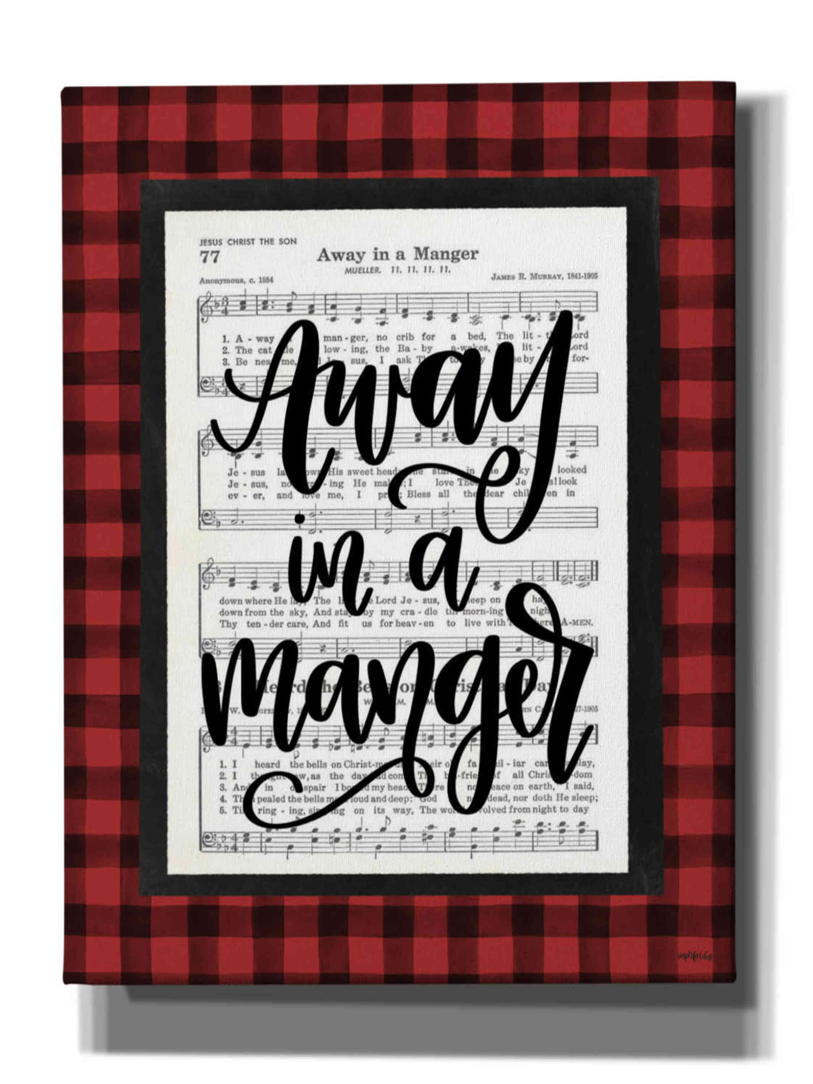 Epic Graffiti Away in a Manger by Imperfect Dust - Wrapped Canvas ...