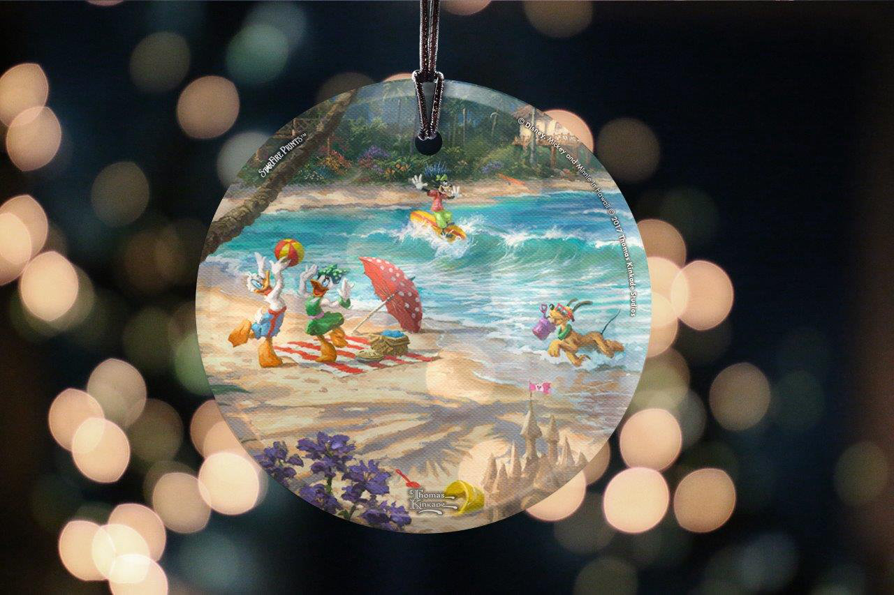 Trend Setters Disney Donald Daisy Duck Goofy Pluto Hanging Glass Print ...