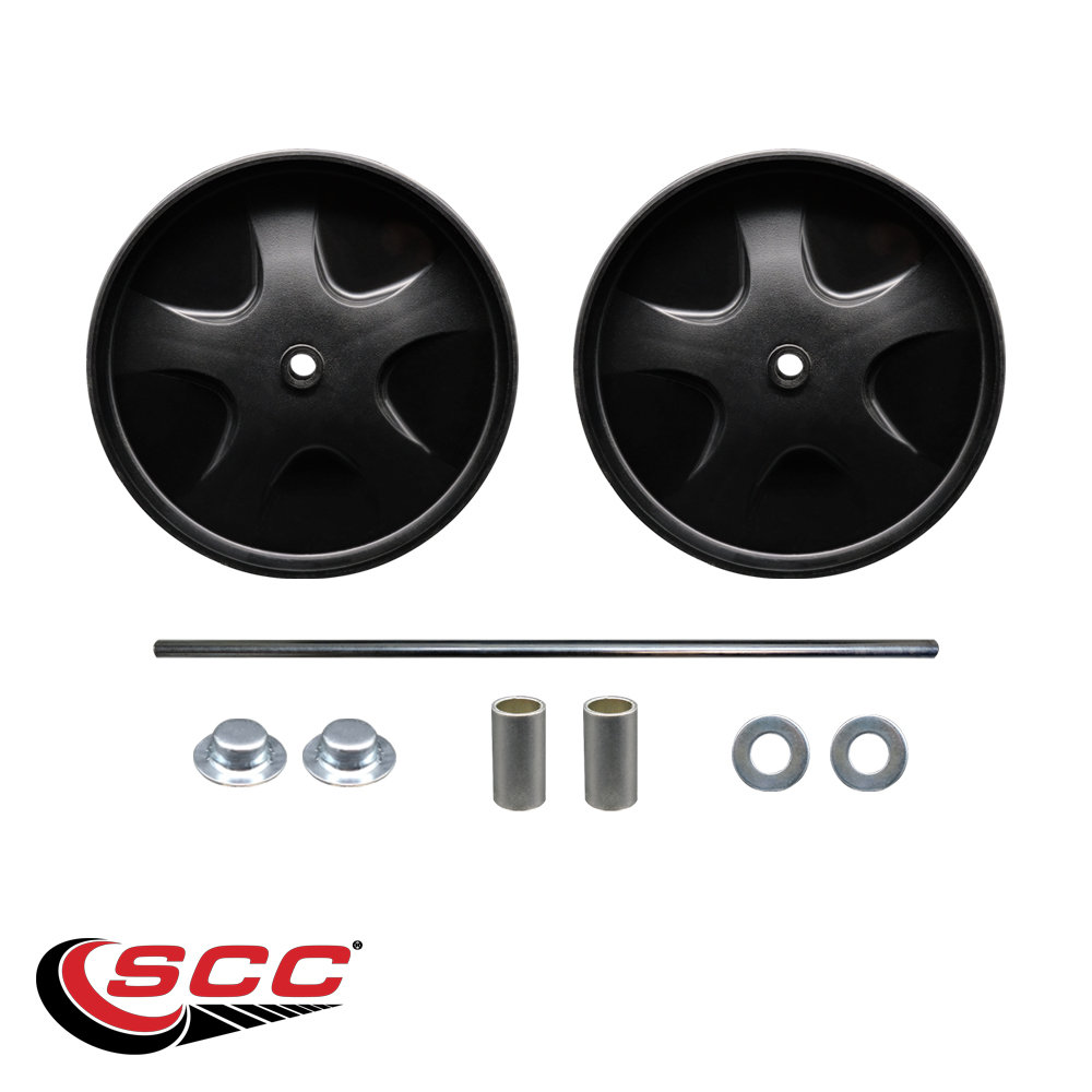 Service Caster Rubbermaid Janitor Cleaning Cart Rear Wheels Kit | Wayfair