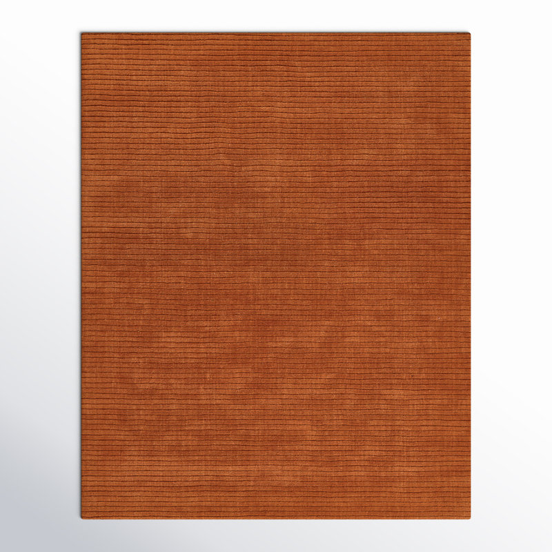 Guiness Hand Loomed Wool Rust Rug & Reviews | Joss & Main