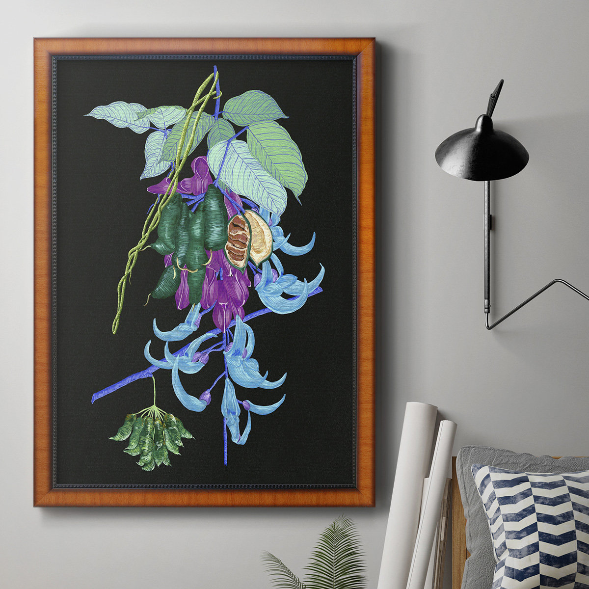 Gracie Oaks Jade Vine I Premium Framed Canvas- Ready To Hang - Wayfair ...