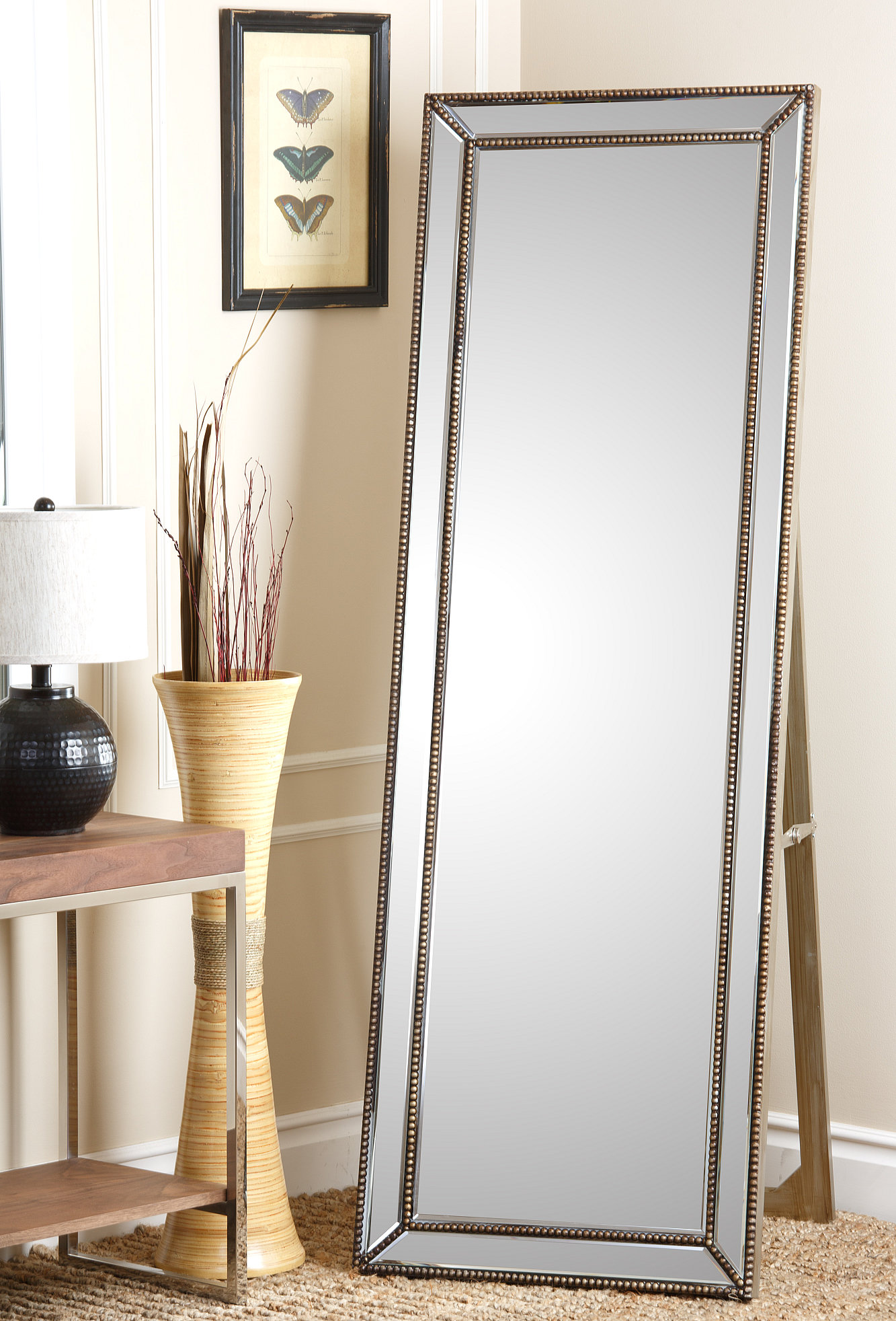 Rosdorf Park Faseeh Floor Traditional Full Length Mirror & Reviews ...