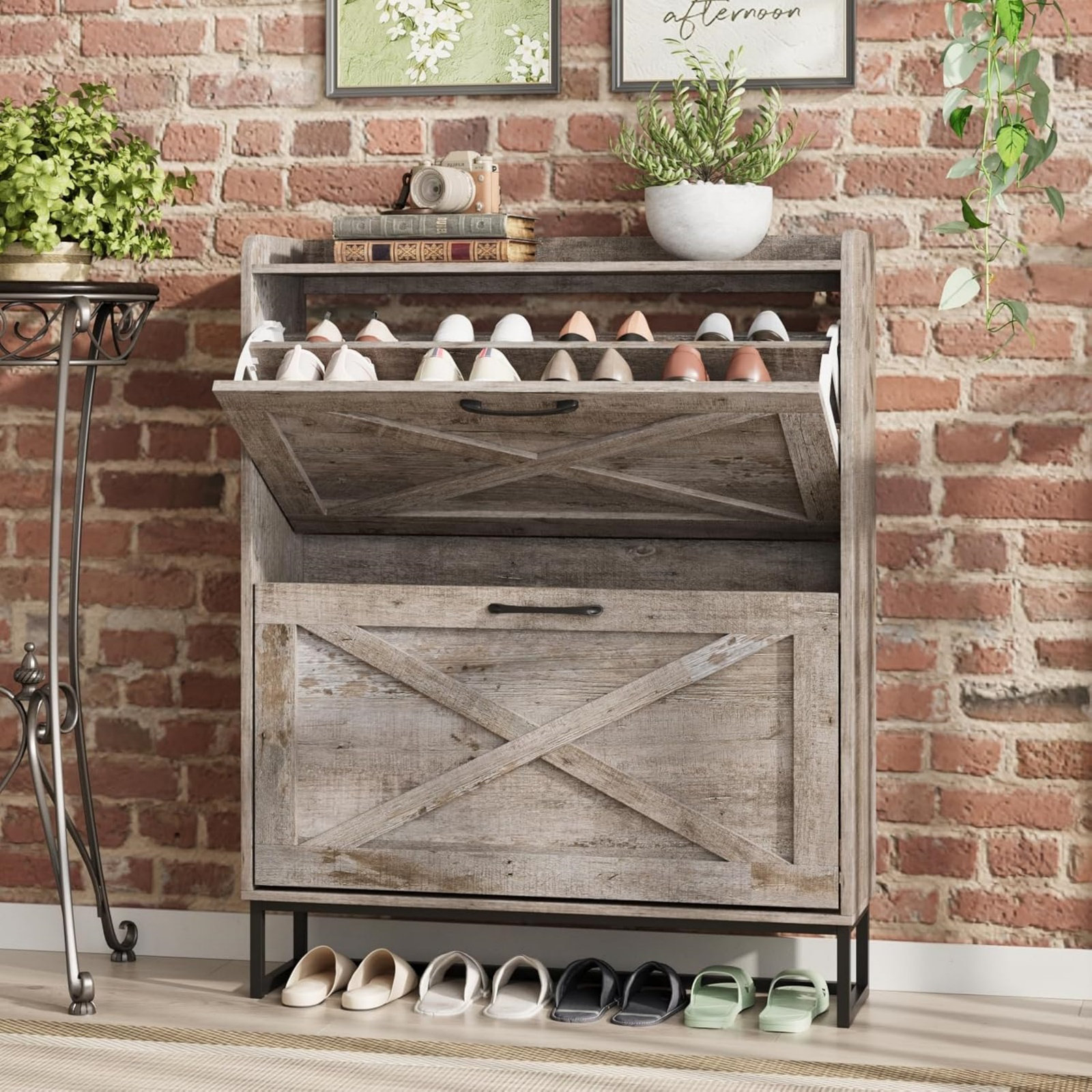 Bay Isle Home™ 30 Pair Shoe Storage Cabinet - Wayfair Canada