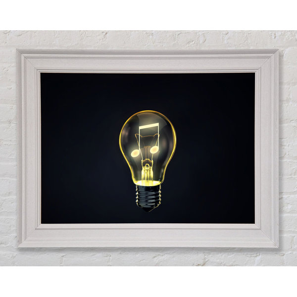 Happy Larry Musical Light Bulb Framed Print | Wayfair.co.uk