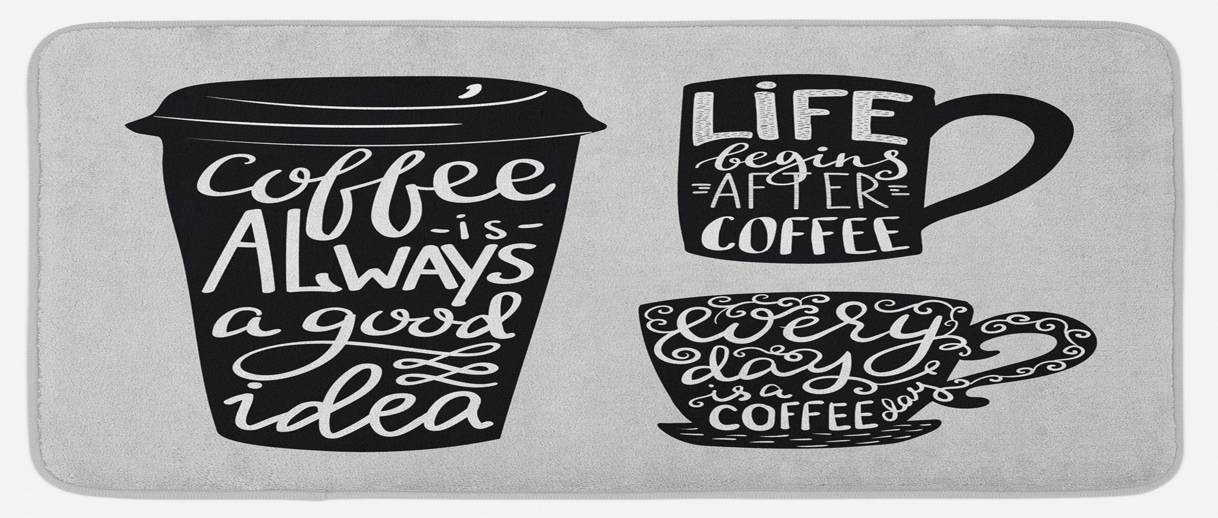 East Urban Home Coffee Kitchen Mat | Wayfair