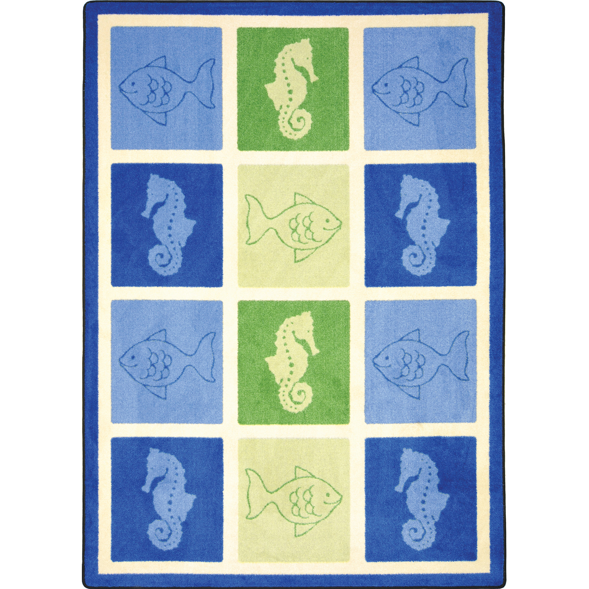 Joy Carpets Summer Solstice Marine Life Area Rug | Wayfair