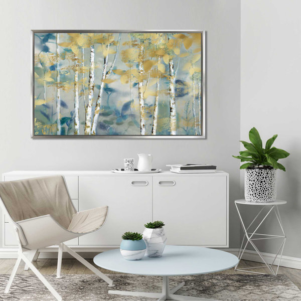 Winston Porter 'Gilded Forest I' Acrylic Painting Print | Wayfair