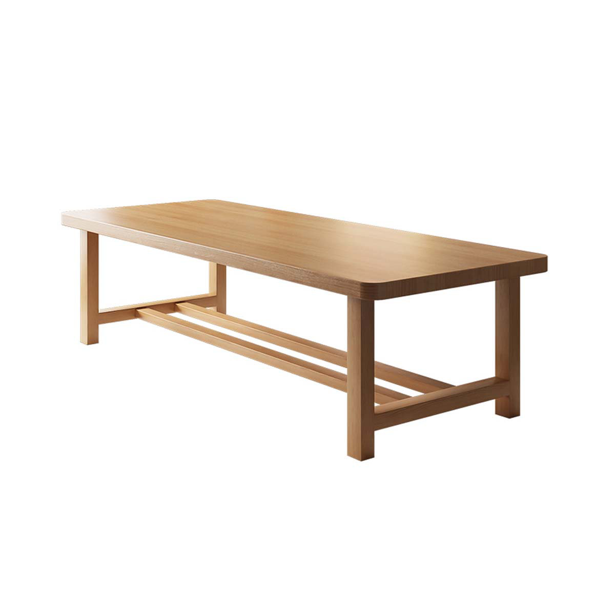 Latitude Run® Minimalist Brown Solid Wood Conference Table - Wayfair Canada