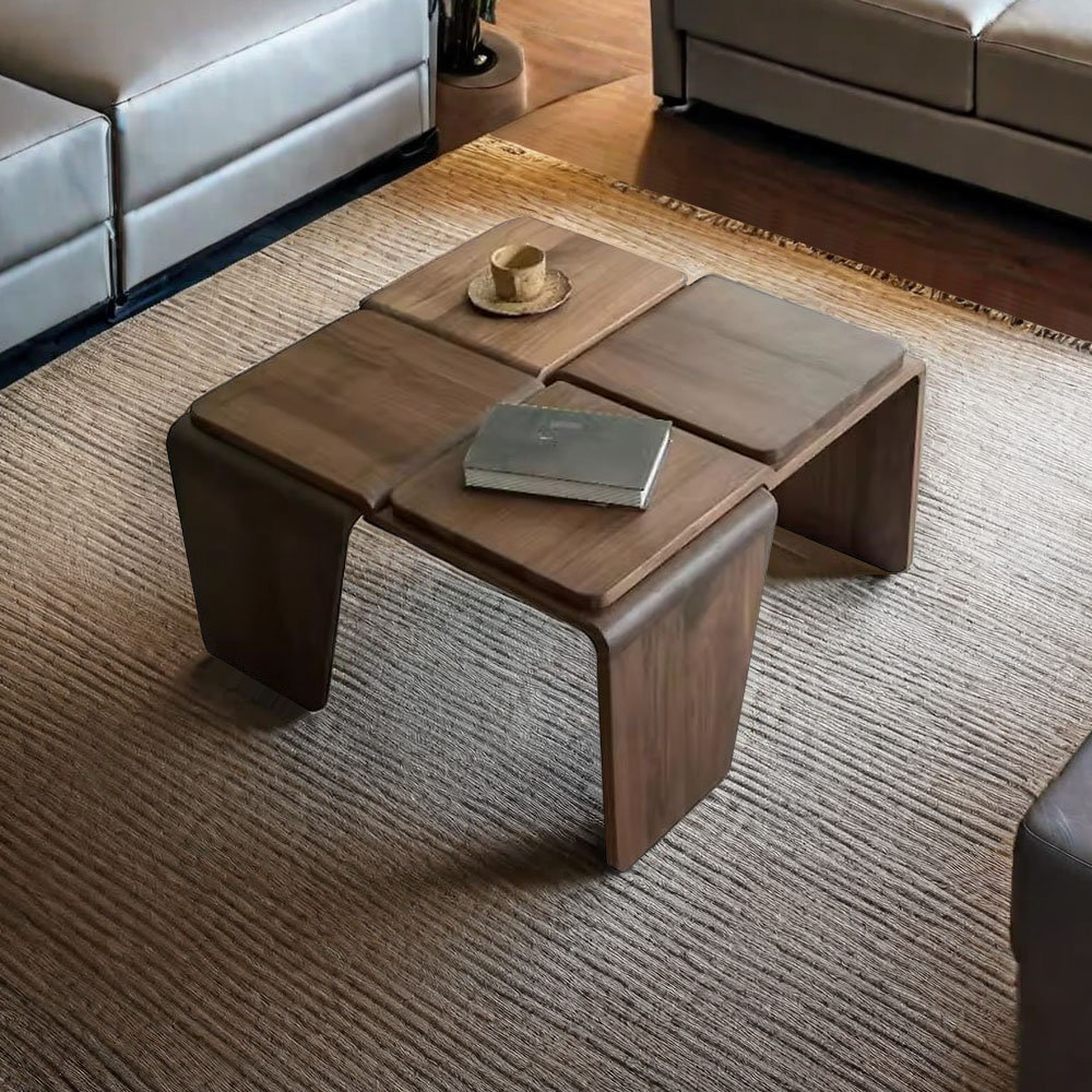 EXCEEB Simple square small coffee table | Wayfair