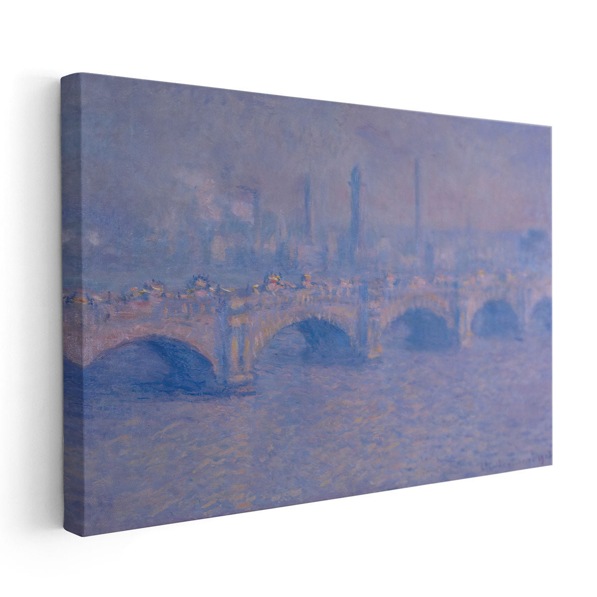 Lark Manor™ Waterloo Bridge, Sunlight Effect, 1903 - Canvas Print Wall ...