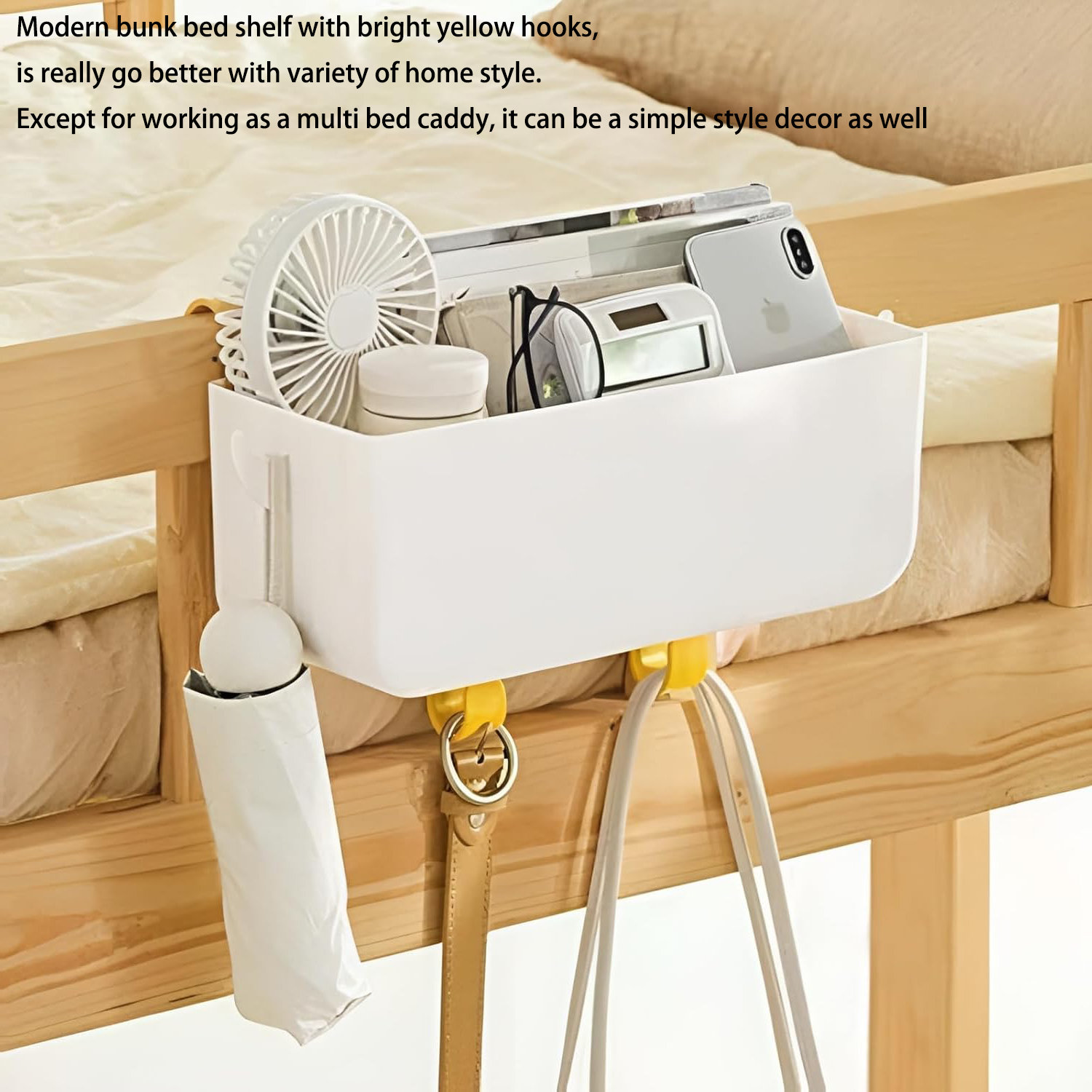 MODVAT Bunk Bed Shelf Bunk Bed Storage Caddy Accessories | Wayfair