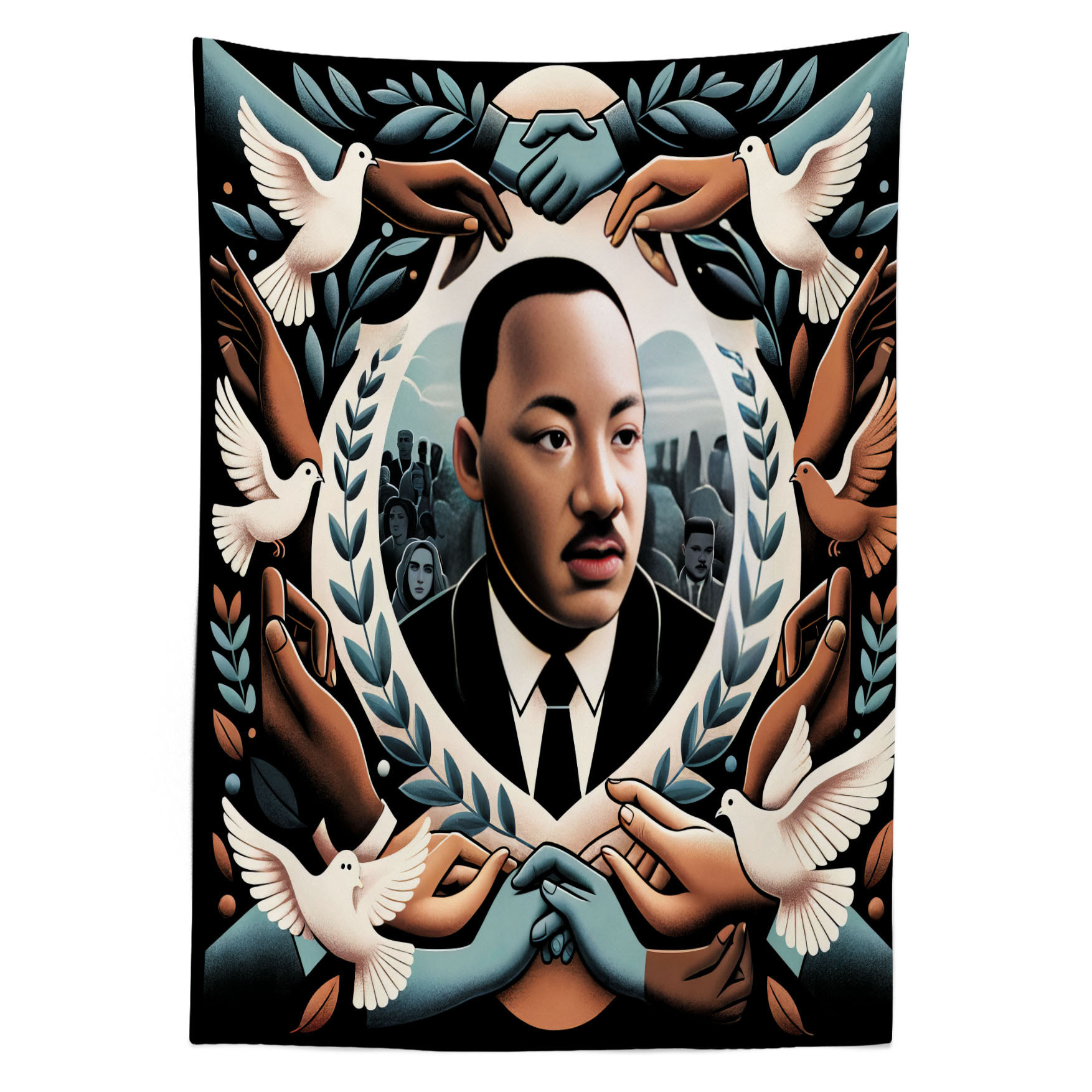 Bungalow Rose Rine Rectangle No Pattern Microfiber Tablecloth | Wayfair