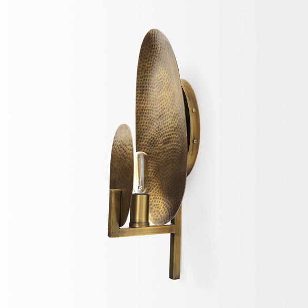 Dakota Fields 1 - Light Gold Armed Sconce | Wayfair