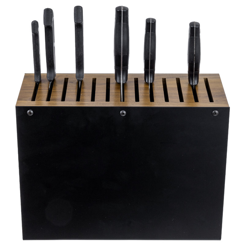 MyGift 13-Slot Acacia Wood Universal Knife Block | Wayfair
