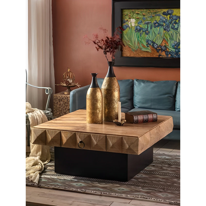 Loon Peak® Dragoo Drum Coffee Table | Wayfair