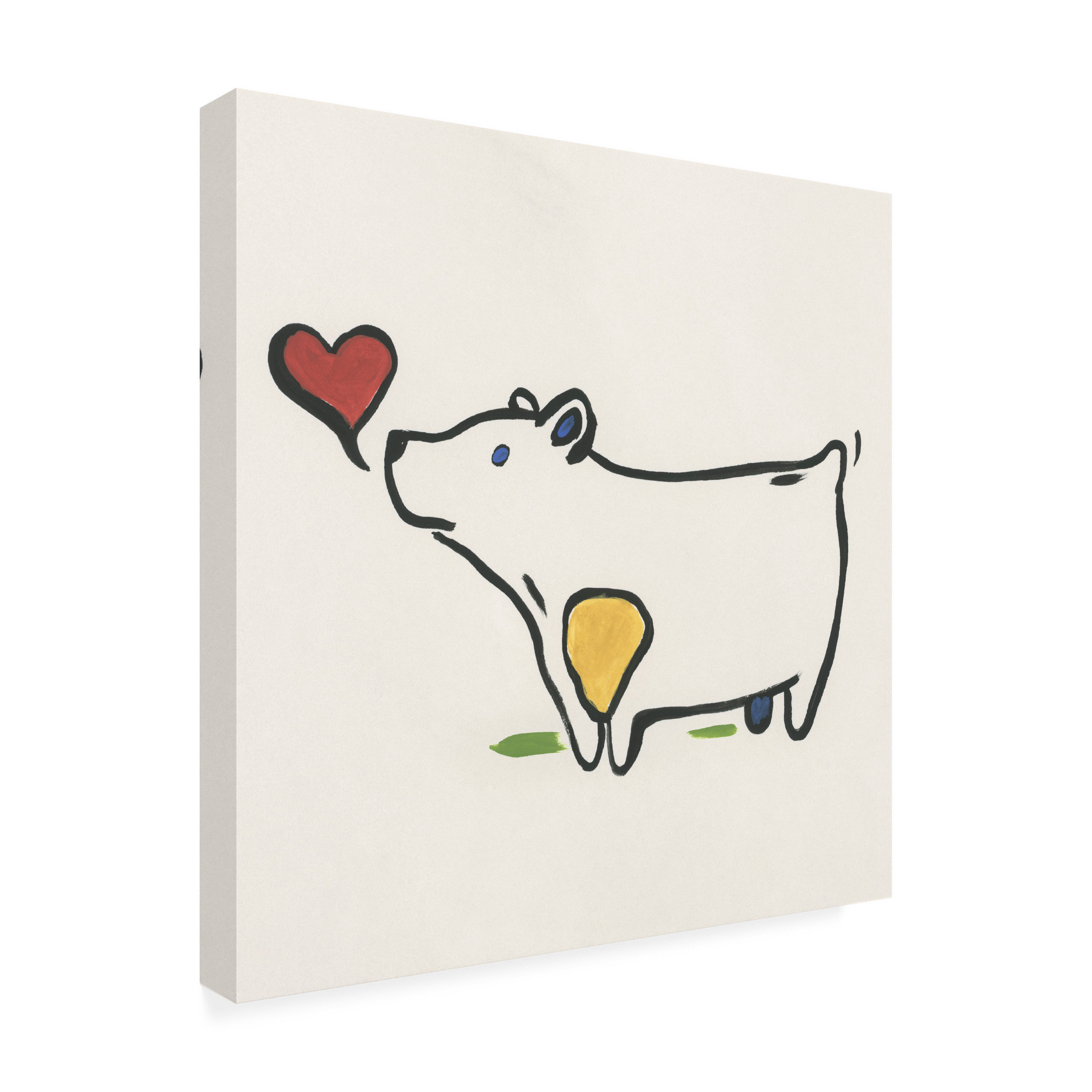 August Grove® June Erica Vess Mutt Luv III Canvas Wall Art | Wayfair