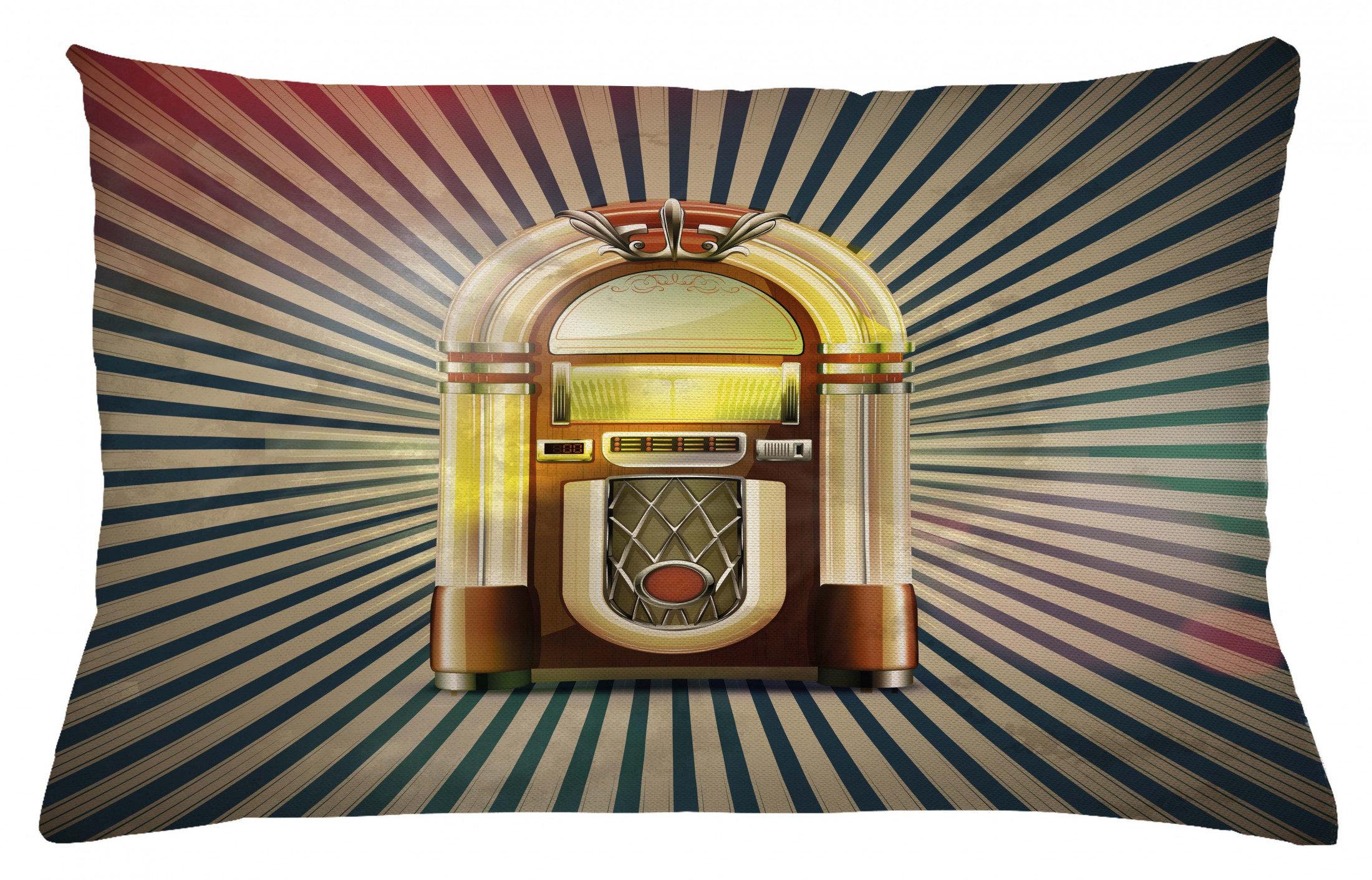 Ambesonne Jukebox Indoor / Outdoor Lumbar Pillow Cover | Wayfair