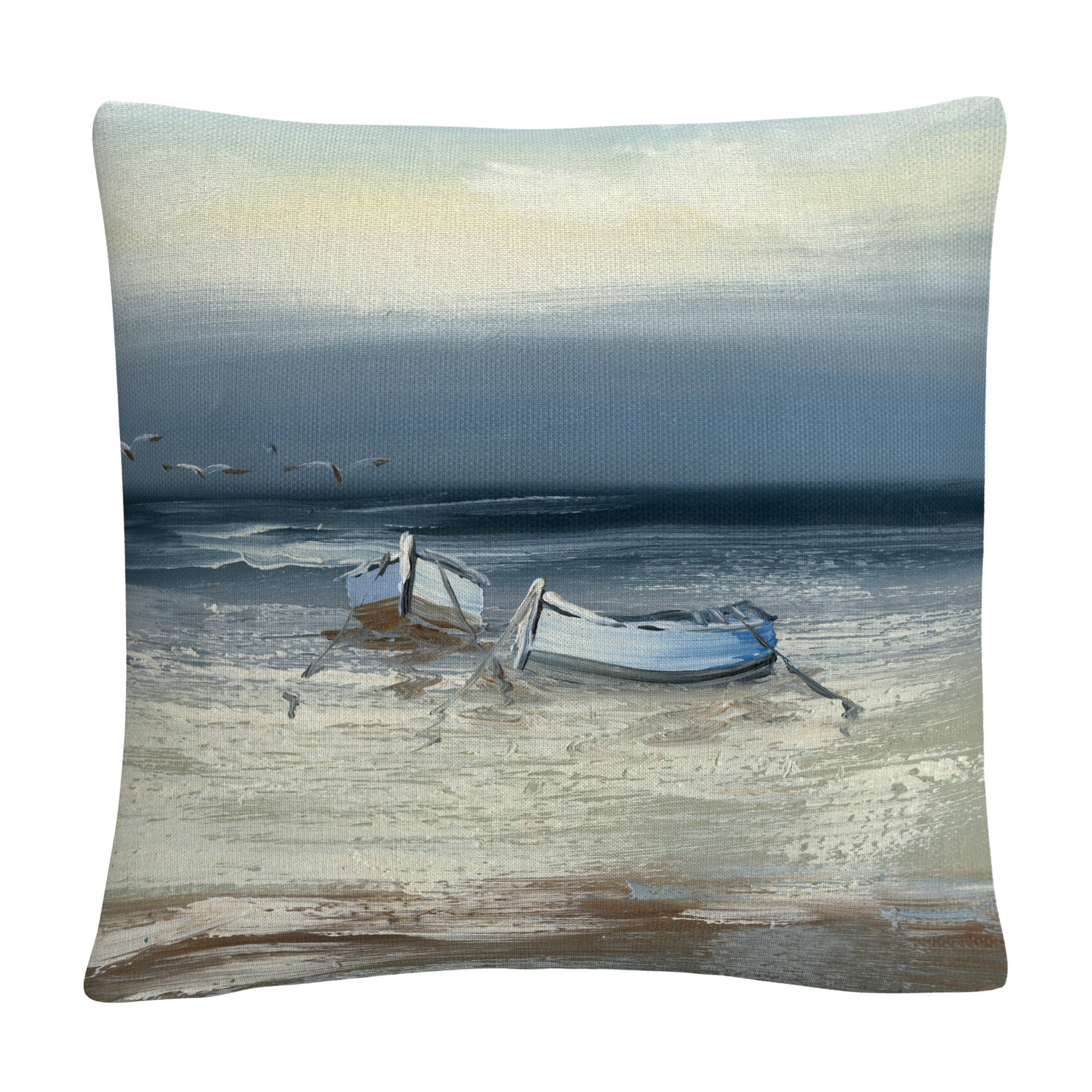 Trademark Fine Art Rio Low Tide Throw Pillow | Wayfair