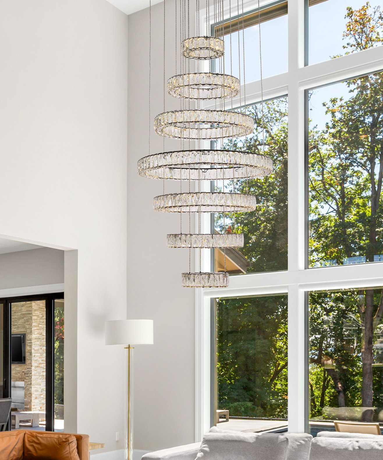 Willa Arlo™ Interiors Steveson 7 - Light Unique Tiered LED Chandelier ...