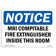 SignMission OSHA Notice - Mri Compatible Fire Extinguisher Inside Mri ...