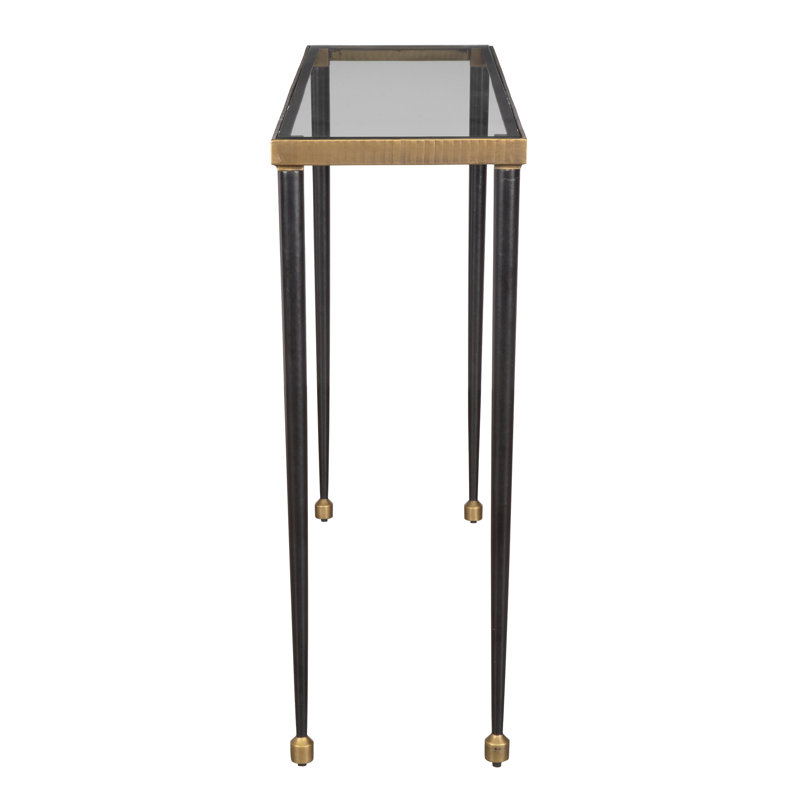 George Oliver Michaele Antique Gold Console Table & Reviews | Wayfair