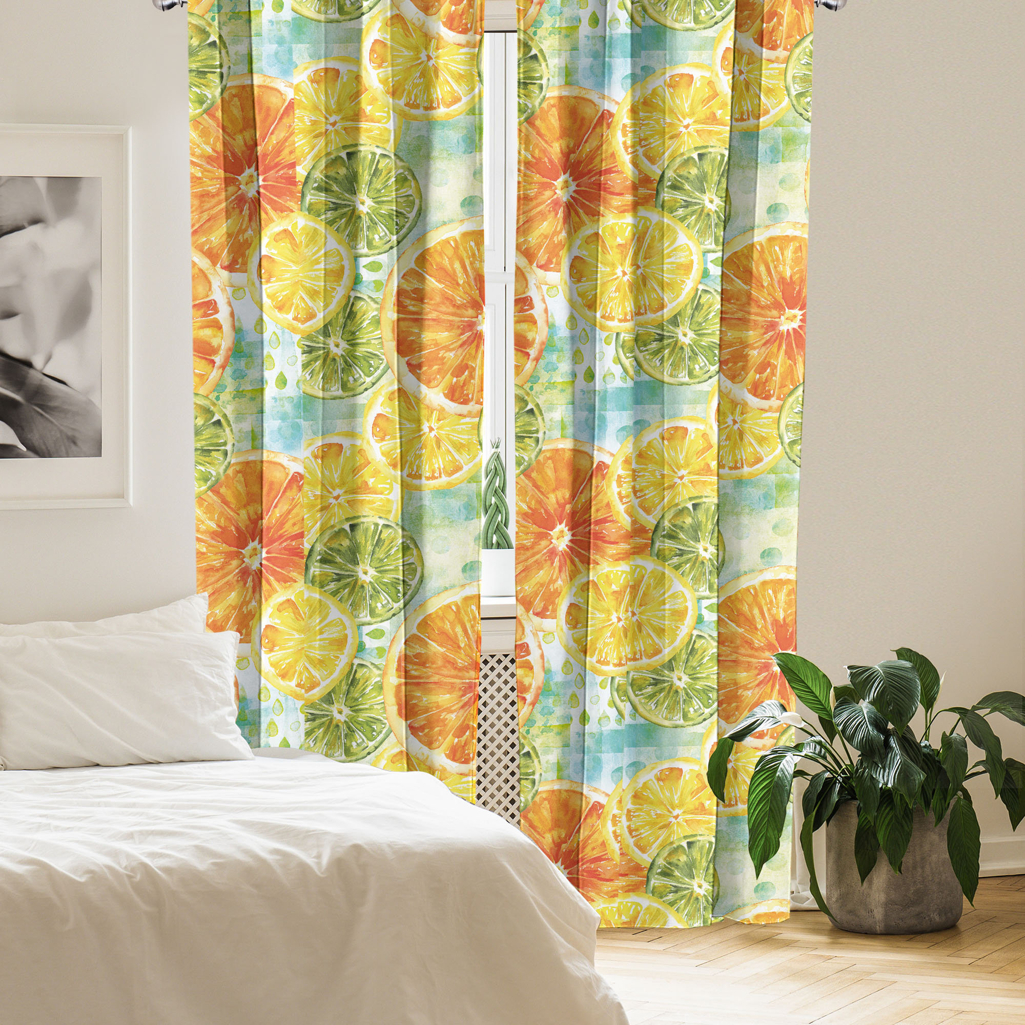 East Urban Home Kentavis Microfiber Semi-Sheer Curtain Pair | Wayfair