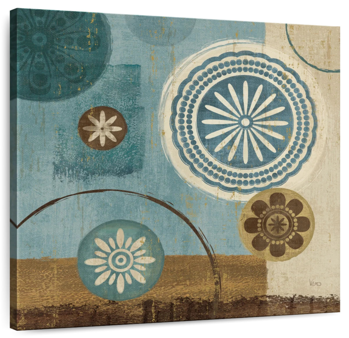 Elephant Stock New Generation Blue I | Wayfair