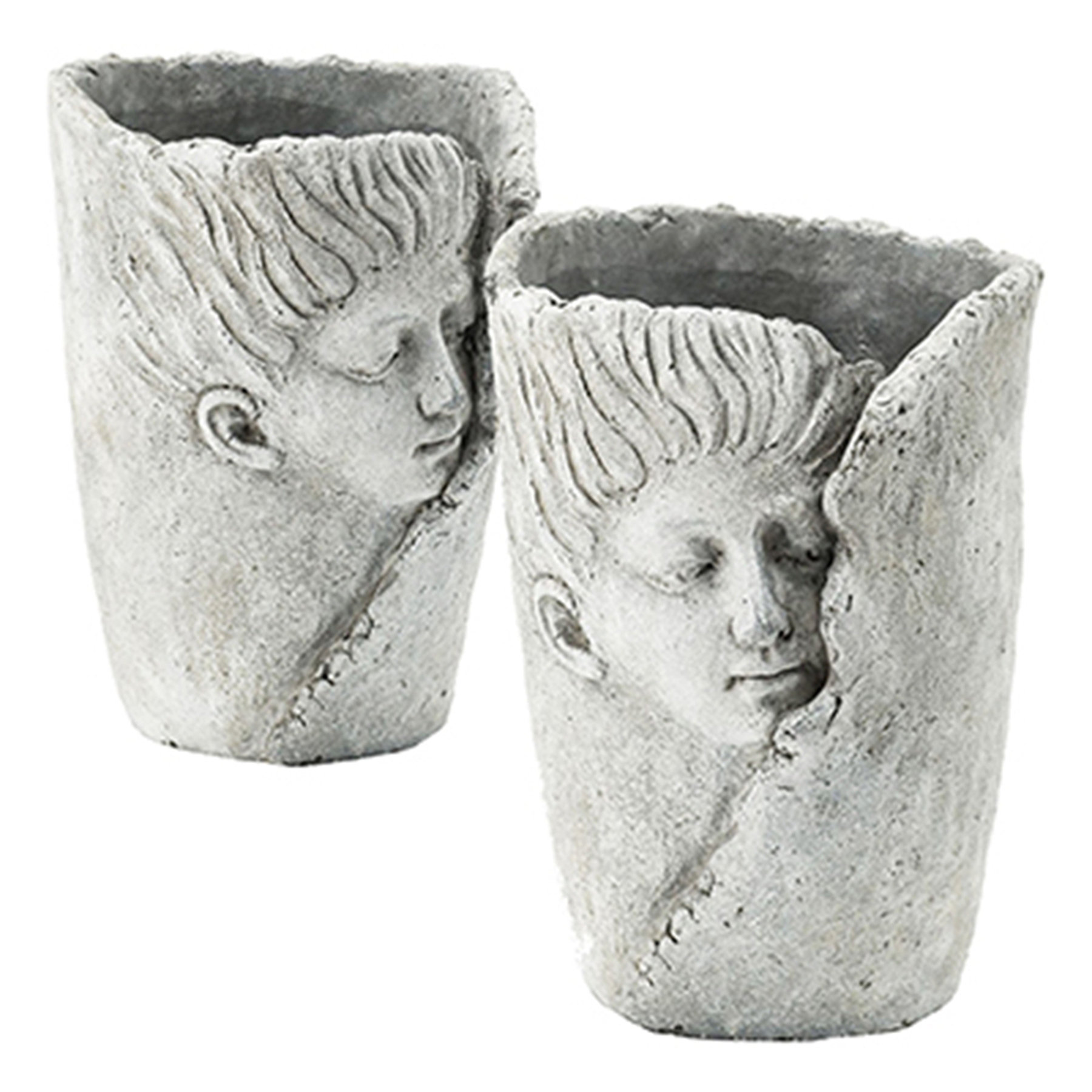 Ophelia & Co. Set of 2 6.5x6x8.5" Sleep Face Accent Planter - Wayfair ...