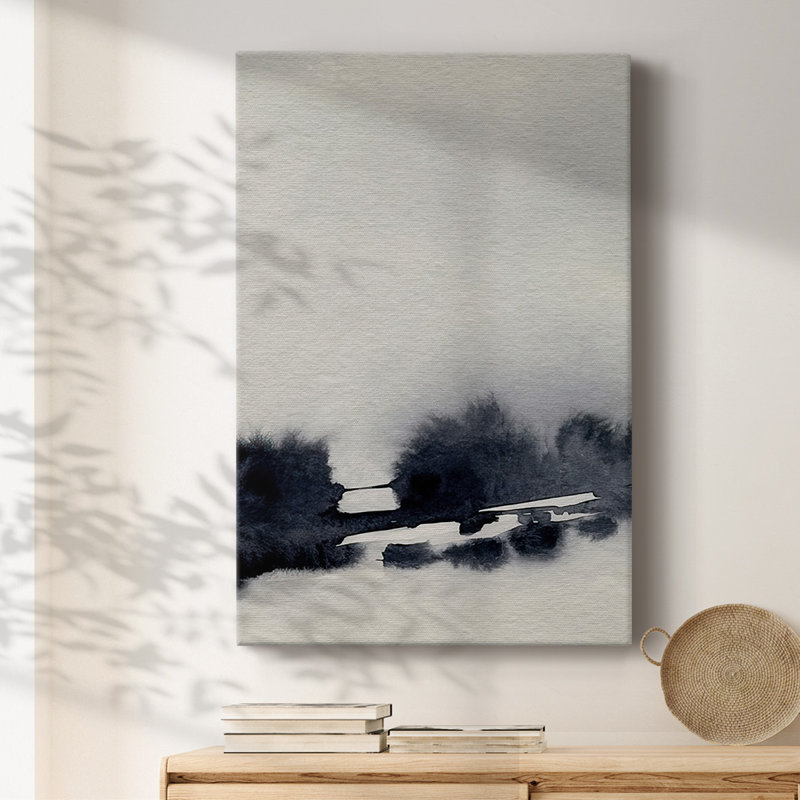 Wrought Studio™ Ink Bleed Landscape II - Wrapped Canvas Print | Wayfair