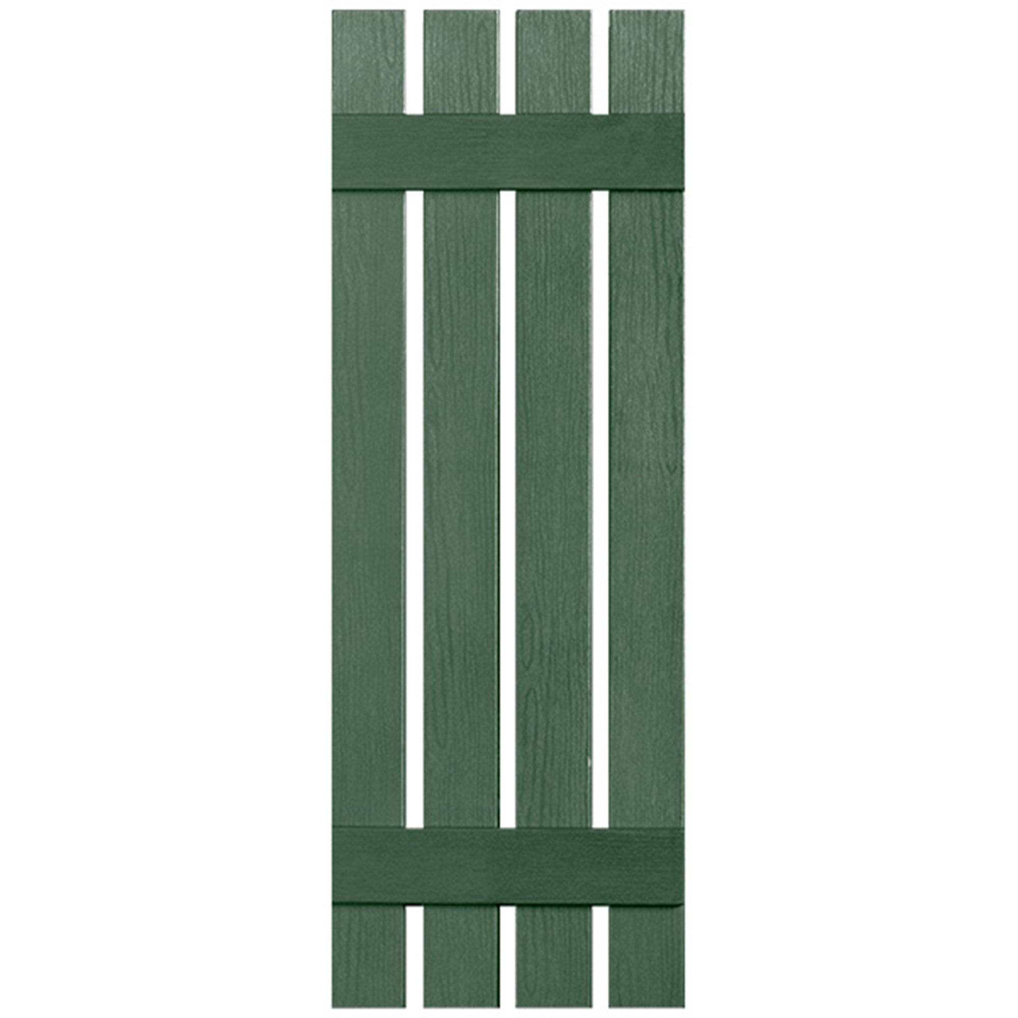 Alpha Shutters Two Batten, Four Board Open Vinyl Shutters Pair ...
