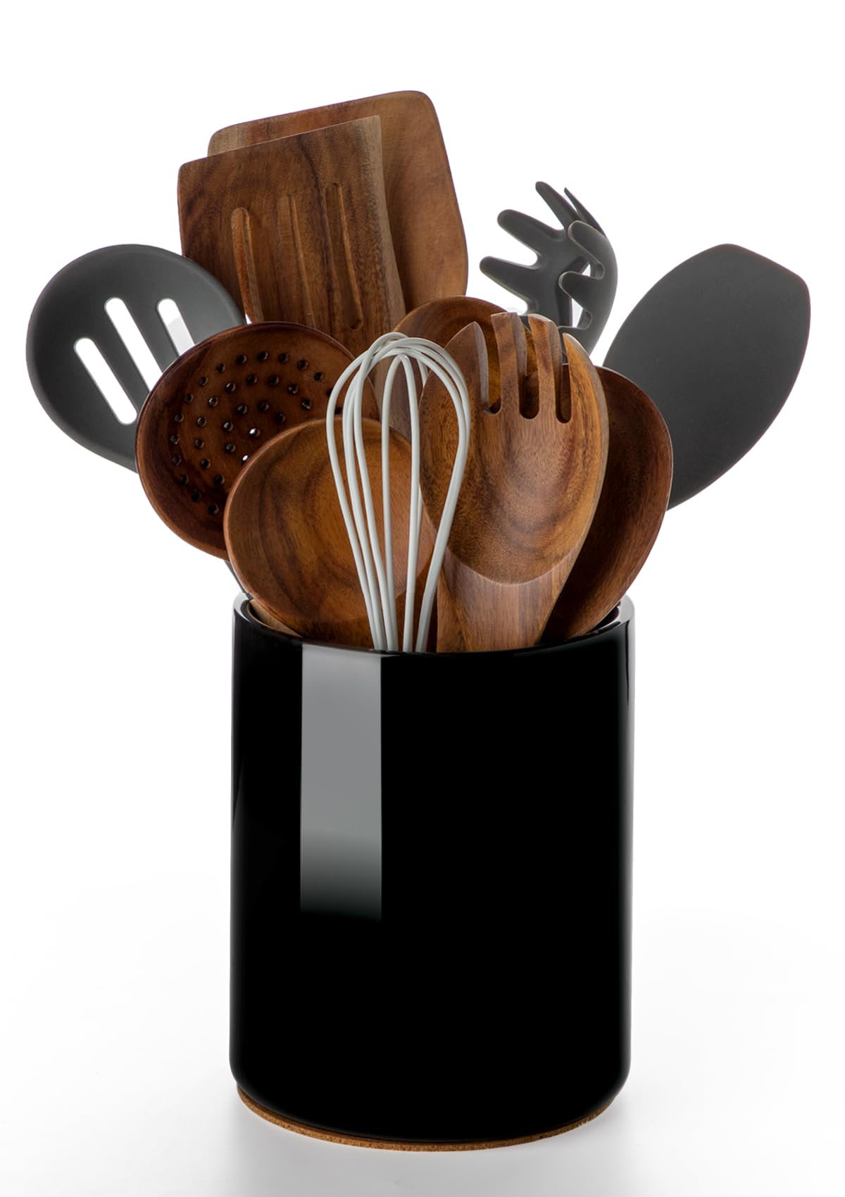 Prep & Savour 6.4" Ceramic Kitchen Utensil Holder With Countertop ...
