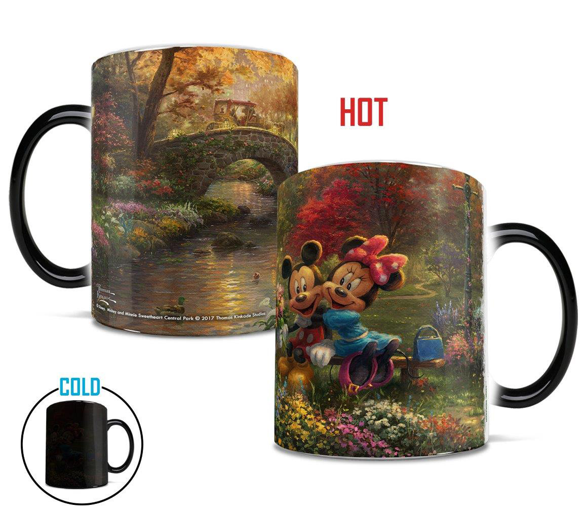 Morphing Mugs Disney Mickey and Minnie Mouse Sweetheart Central Park New York Morphing Mugs ...