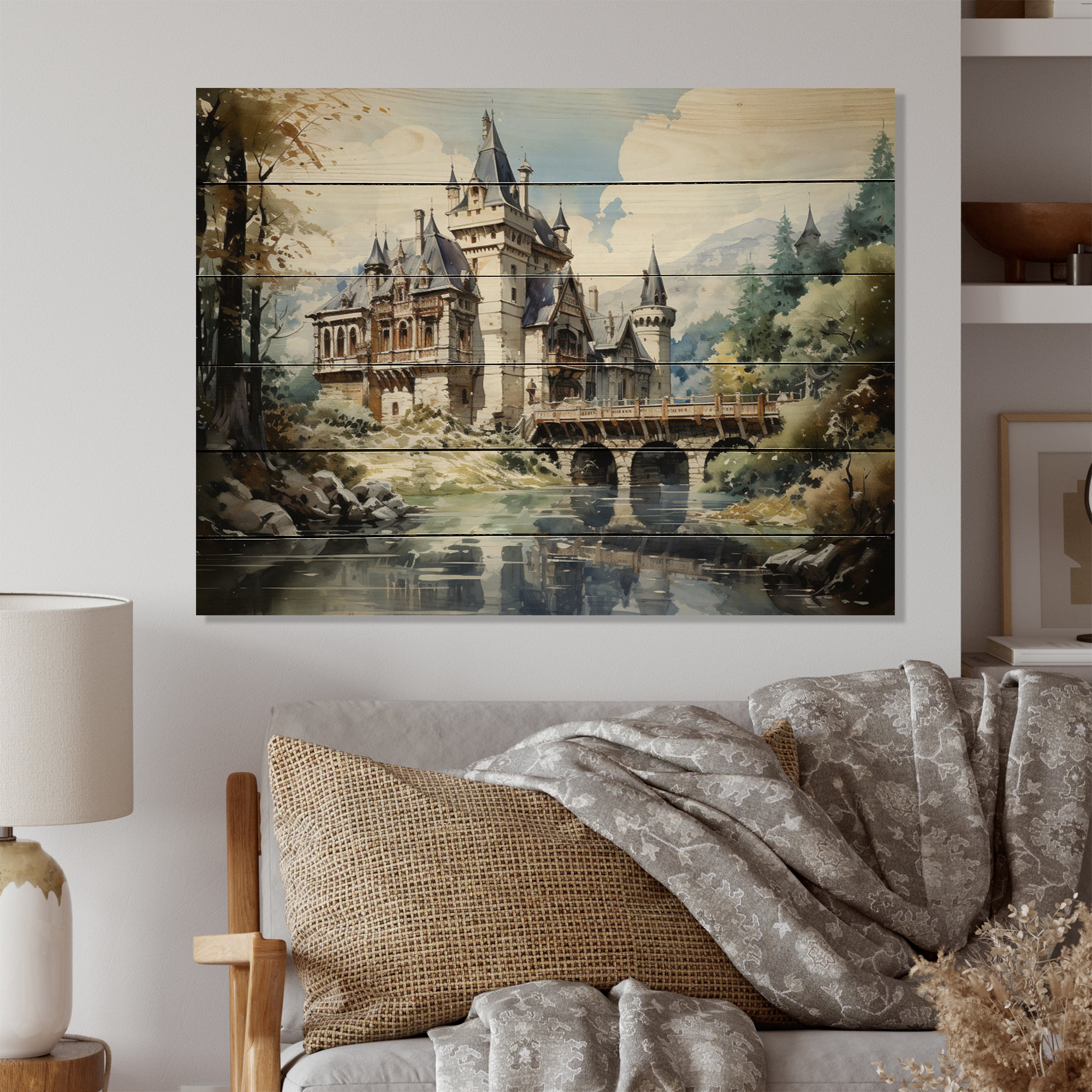 Red Barrel Studio® Issiah Castles Enchanted Stronghold IV - Unframed ...