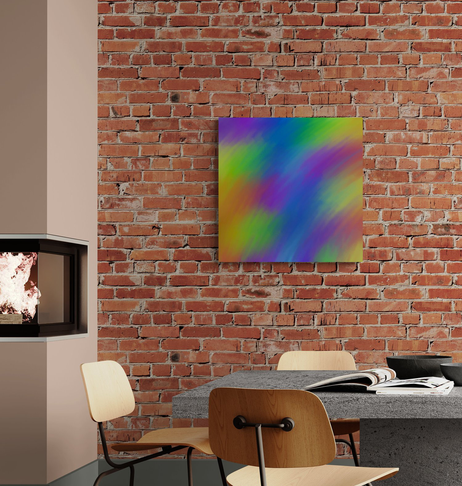 Ivy Bronx Glow Pride Inside Unframed Canvas Wall Art 30x30" by ...