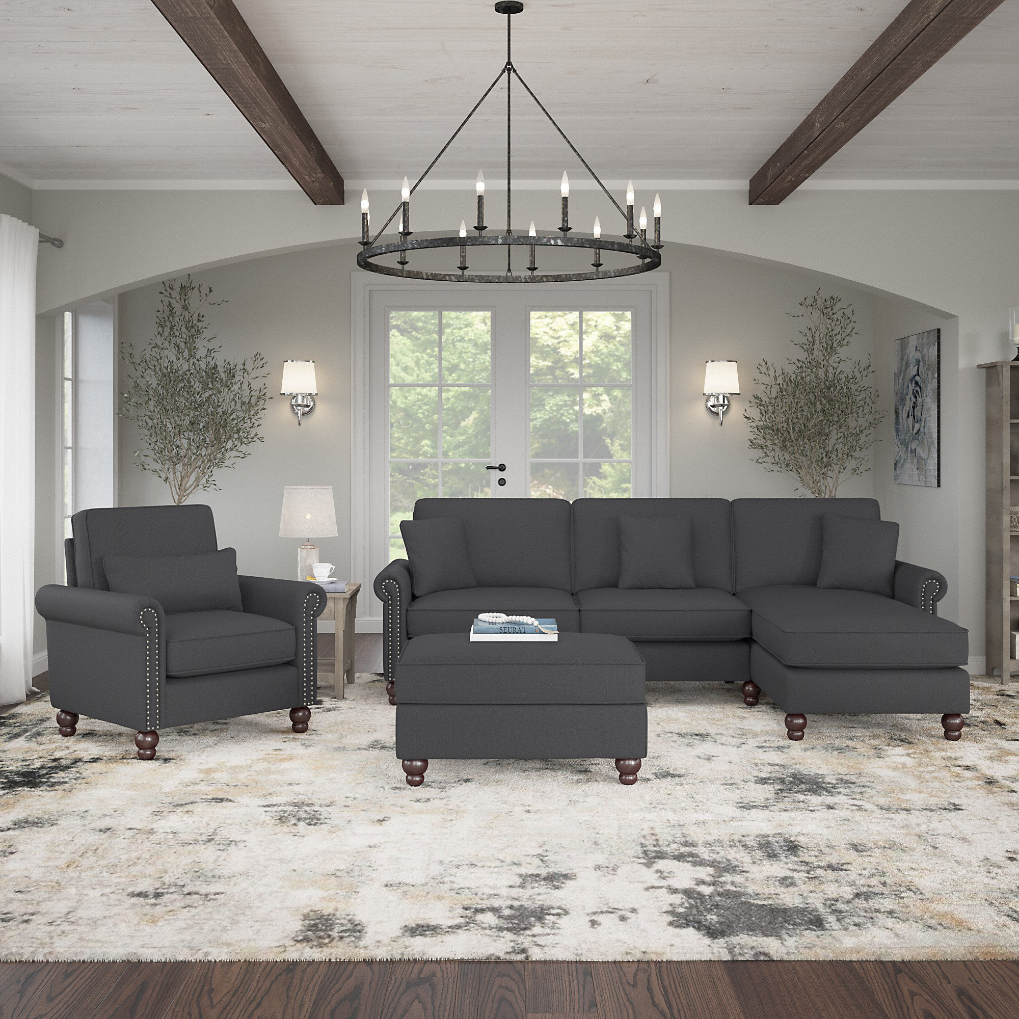 Lark Manor™ Coventry 3 Piece Living Room Set & Reviews | Wayfair