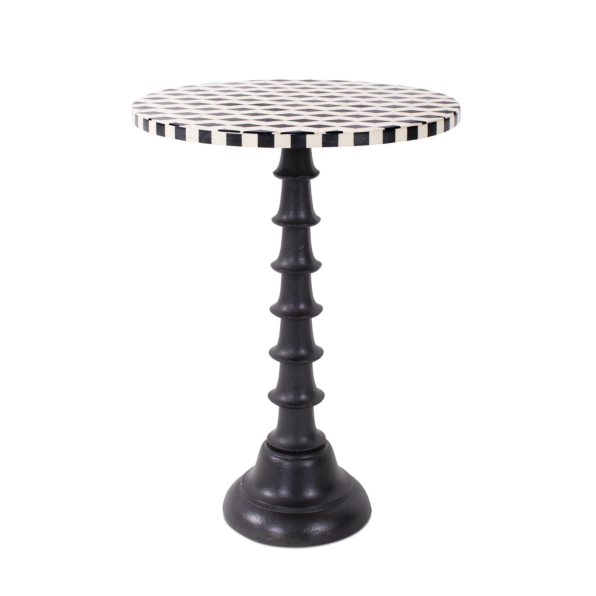 Alcott Hill Benjimen 20.5'' Tall Metal Pedestal End Table & Reviews ...