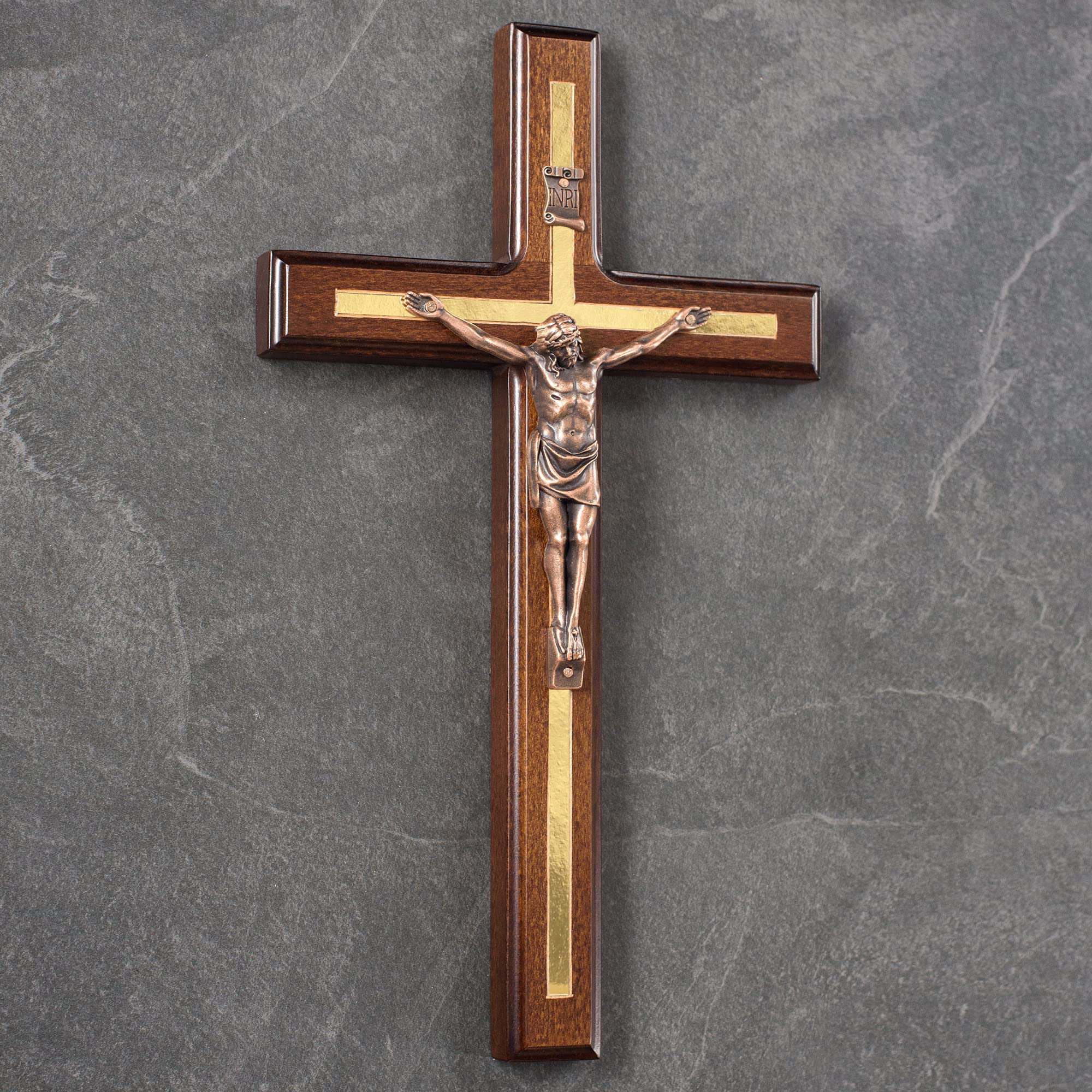 Ophelia & Co. Crucifix Wall Cross - Handmade Wood Cross Wall Decor ...