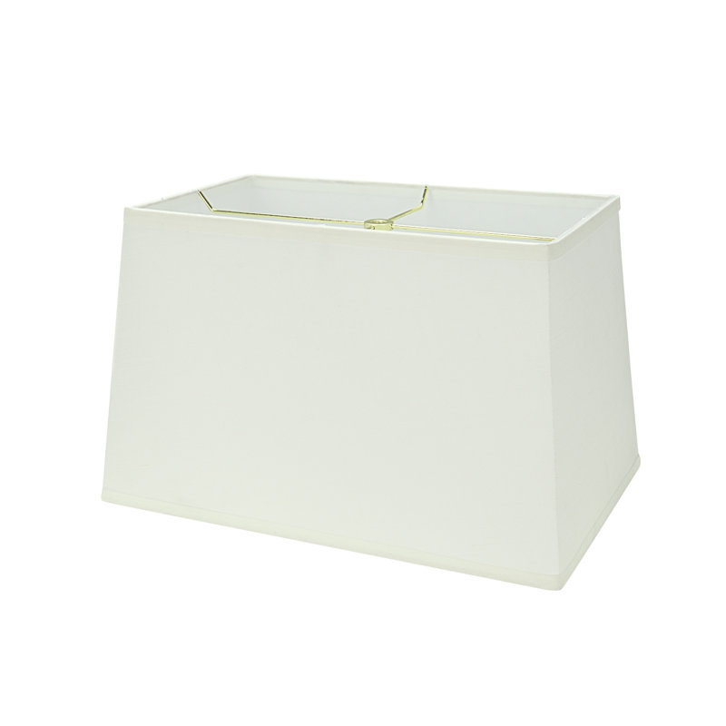 Highland Dunes 10" H x 16" W Linen Rectangular Lamp Shade ( Spider ) in ...