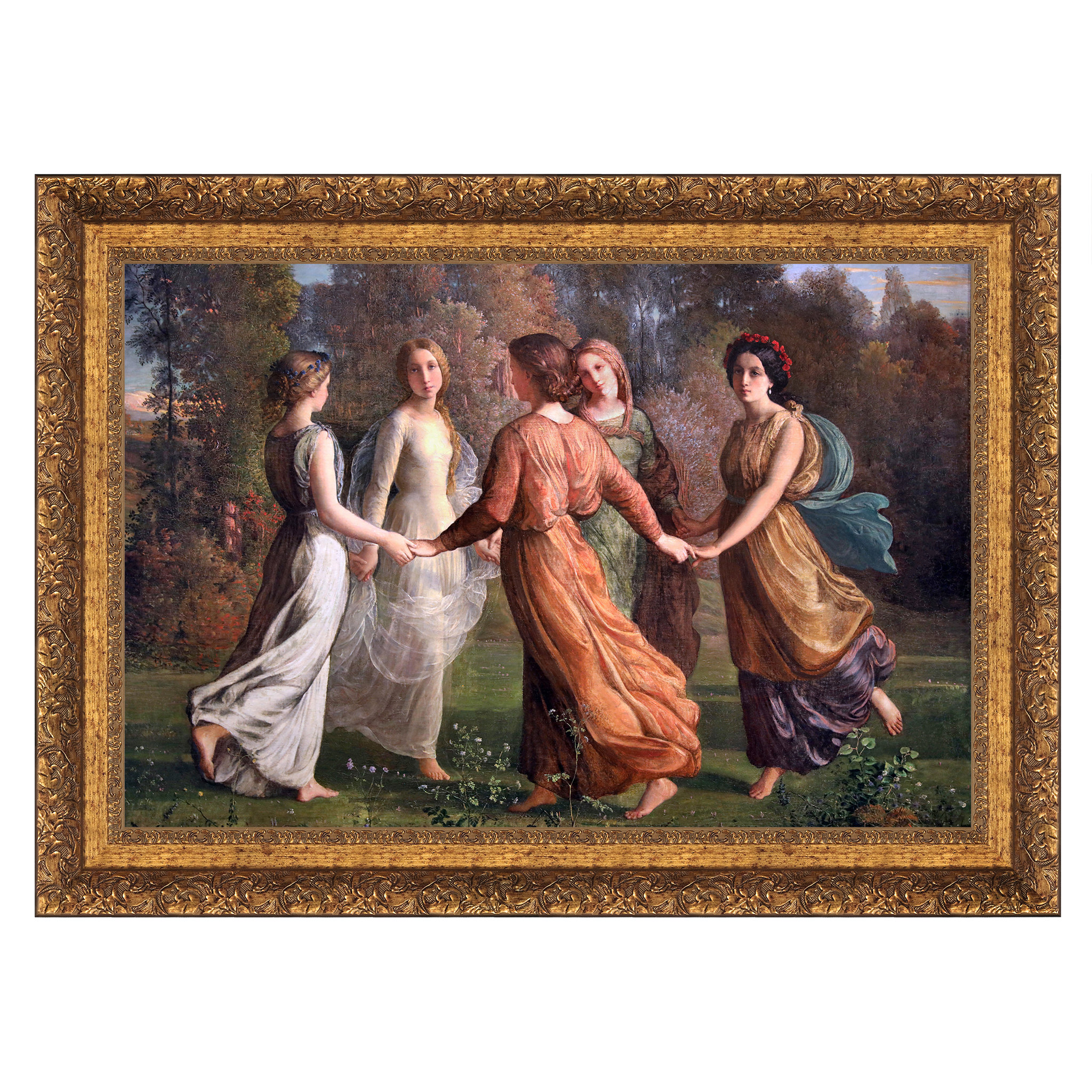 Design Toscano " The Poem Of The Soul " by Louis Janmot on Canvas ...