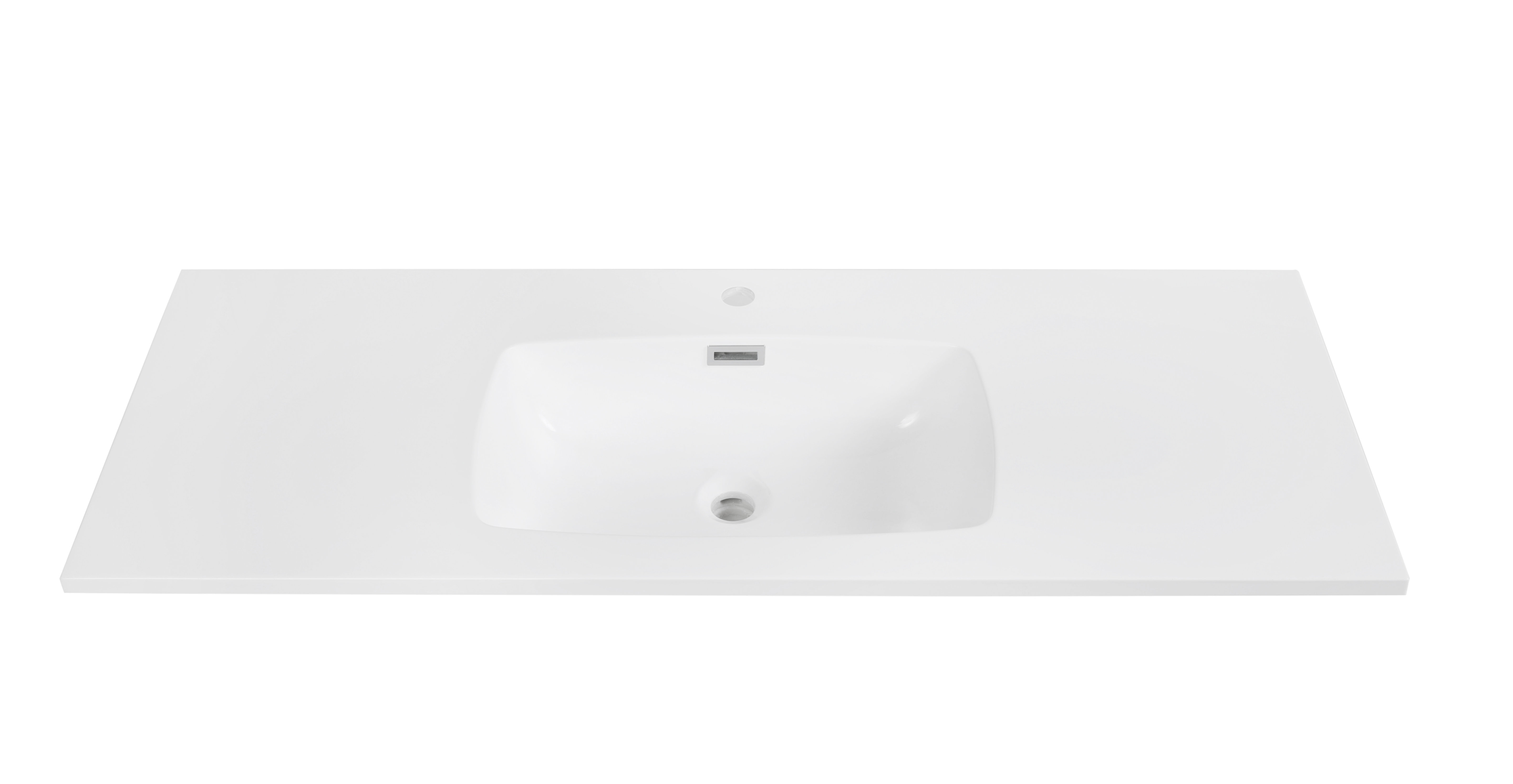 Streamline Bath 47.2" Solid Surface Resin Streamline Vanity Top ...