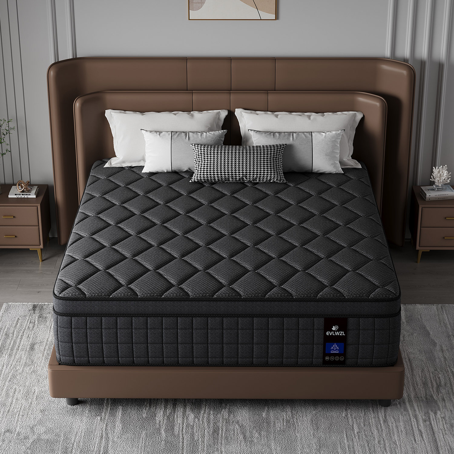 Ebern Designs 12'' Pain Relieving Innerspring Mattresses For Extra ...