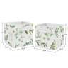 Sweet Jojo Designs Botanical Leaf Fabric Storage Bin Set & Reviews ...