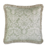Eastern Accents Lourde Lourde Celadon with Brush Fringe Square Pillow ...
